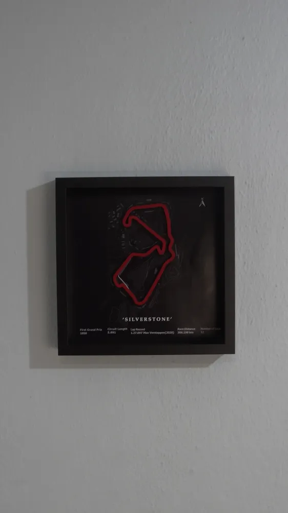 F1 Circuit Display Frame - Free 3D Print Model - MakerWorld