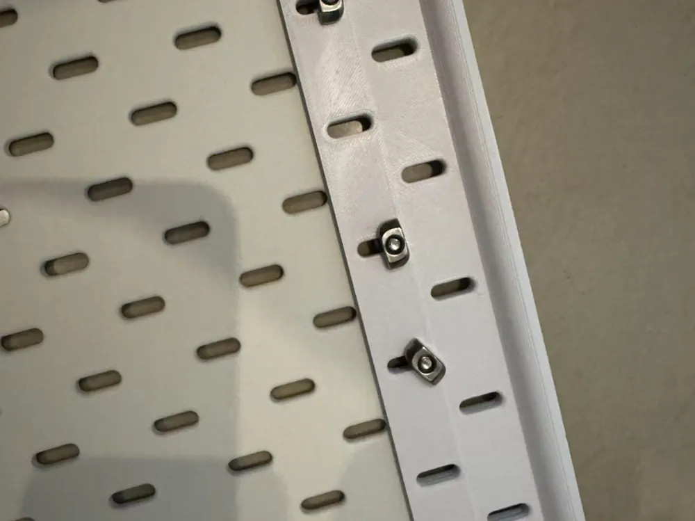 3030 profile IKEA pegboard hanger - Free 3D Print Model - MakerWorld