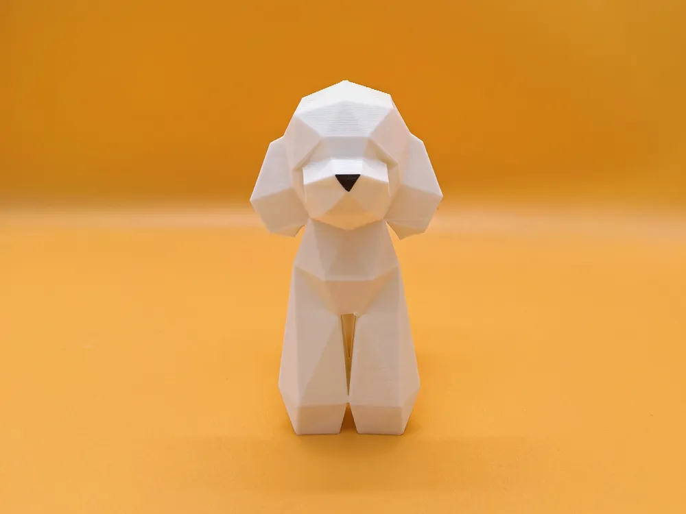 Low-poly Giant Poodle - Animal Sculpture Ornament by Solune MakerWorld ...