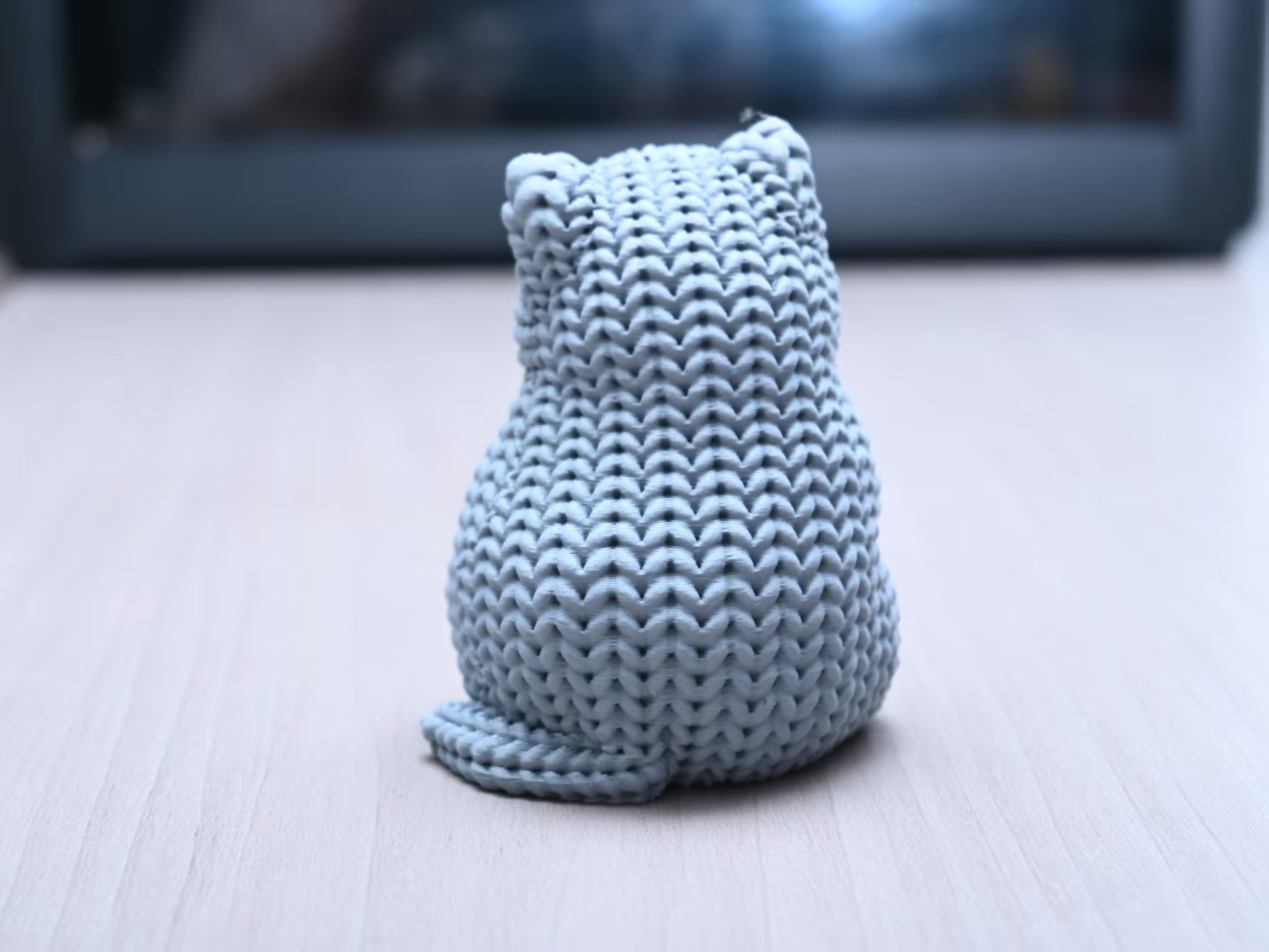 Knitted Cat by mRed MakerWorld: Download Free 3D Models
