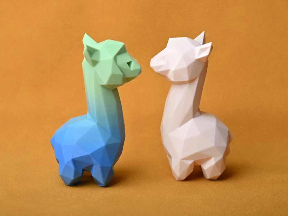 Sliced Cute Alpaca by Hatya MakerWorld: Download Free 3D Models