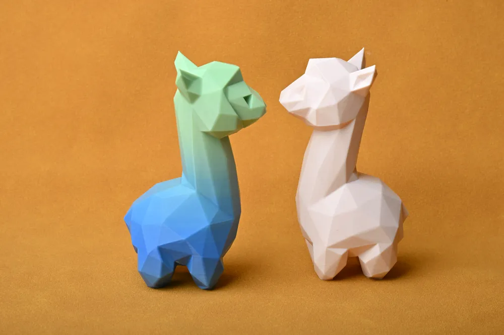 Sliced Cute Alpaca by Hatya MakerWorld: Download Free 3D Models