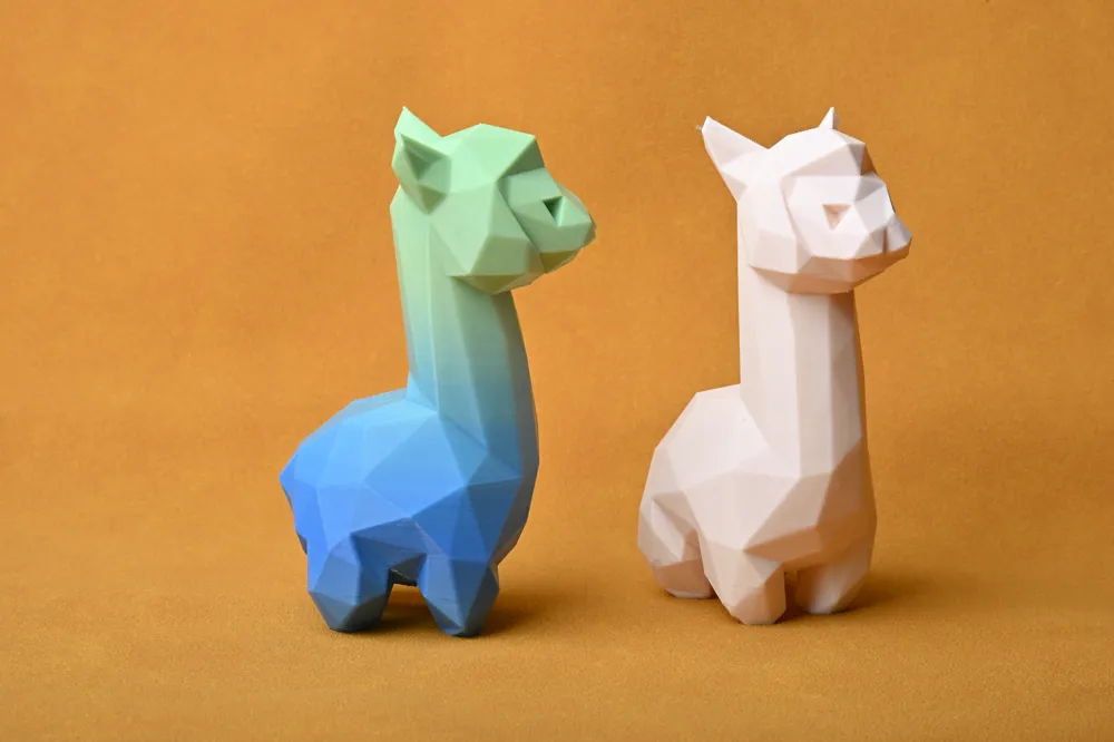 Sliced Cute Alpaca by Hatya MakerWorld: Download Free 3D Models