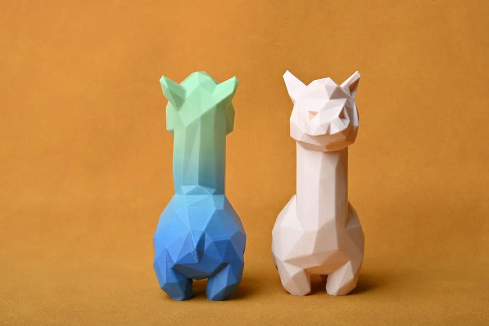 Sliced Cute Alpaca by Hatya MakerWorld: Download Free 3D Models
