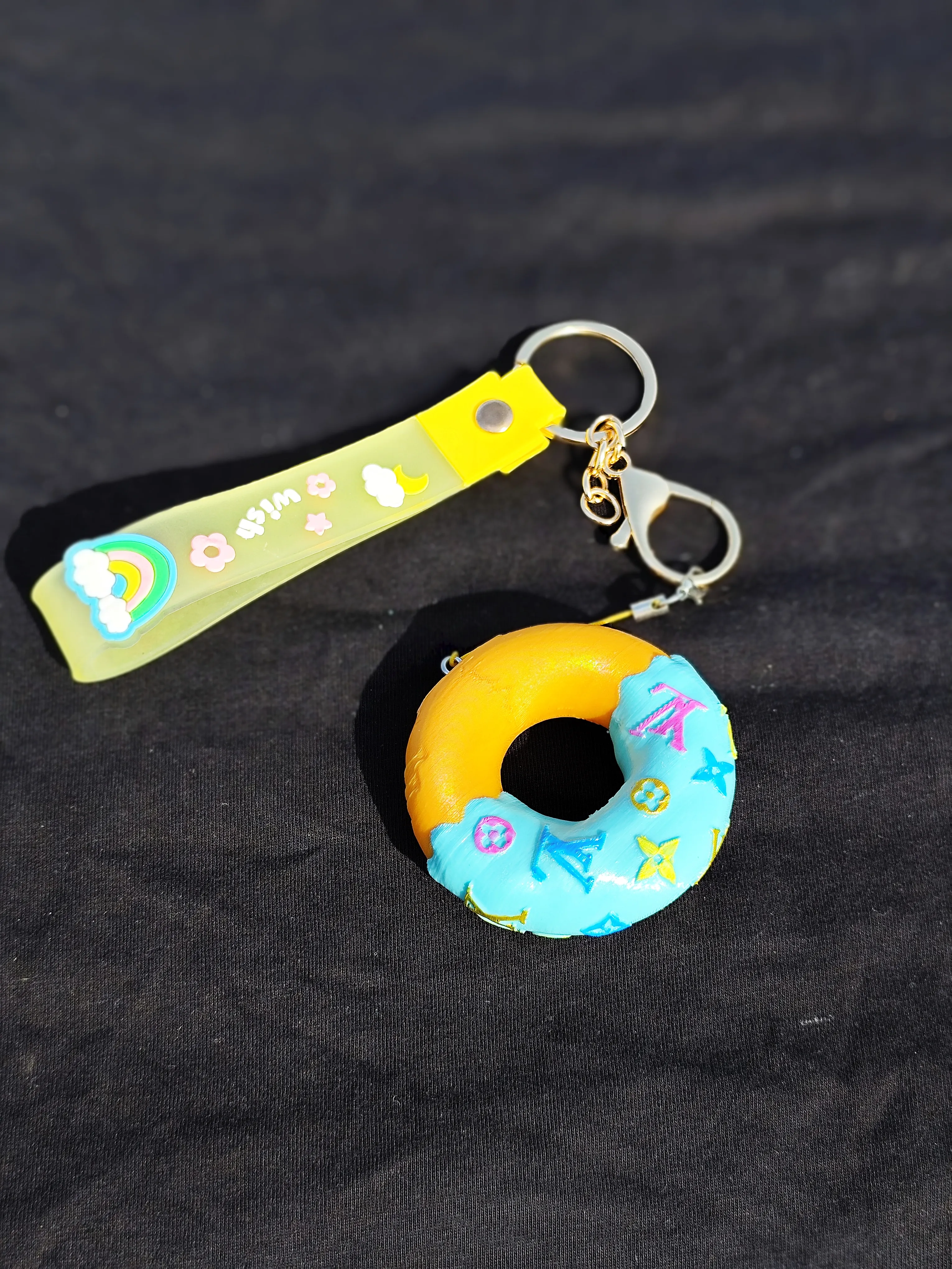 Luxury Donut Keychains – 11 Multicolor Designs - Free 3D Print Model ...