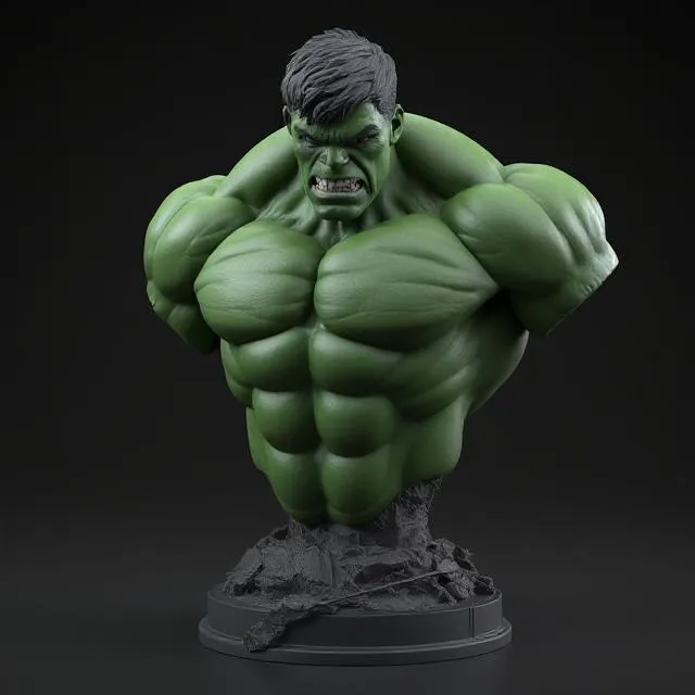 The Incredible Hulk Bust from Marvel studios. Hulk by Danzilla ...