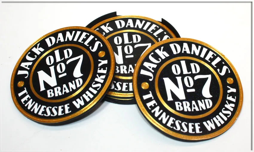 Jack Daniel's Drink Coasters by Kalbo64 MakerWorld: Download Free 3D Models