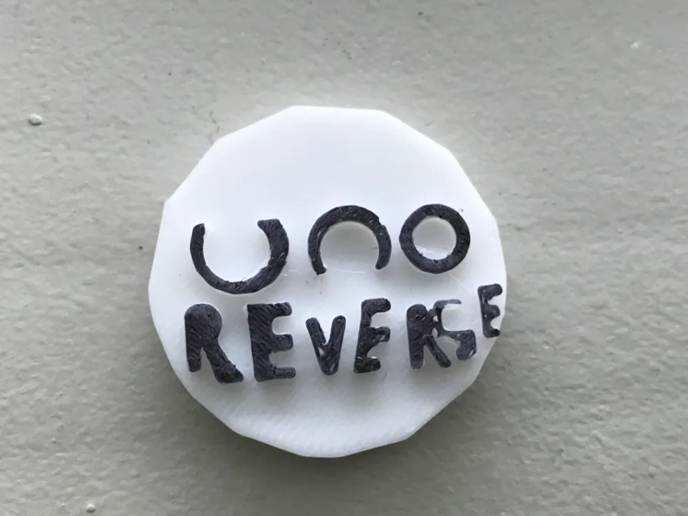 uno reverse token by jacks mad prints MakerWorld: Download Free 3D Models