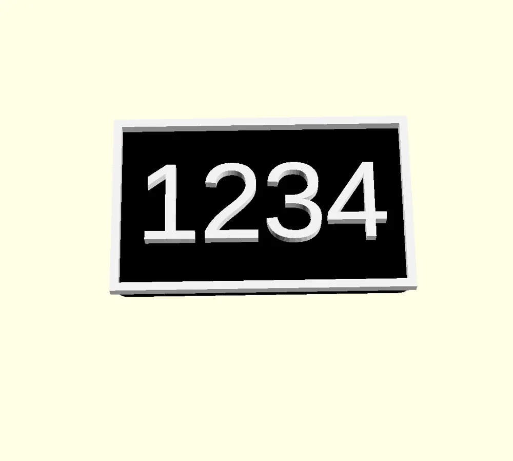 House Number Sign by dudeman2871 MakerWorld: Download Free 3D Models