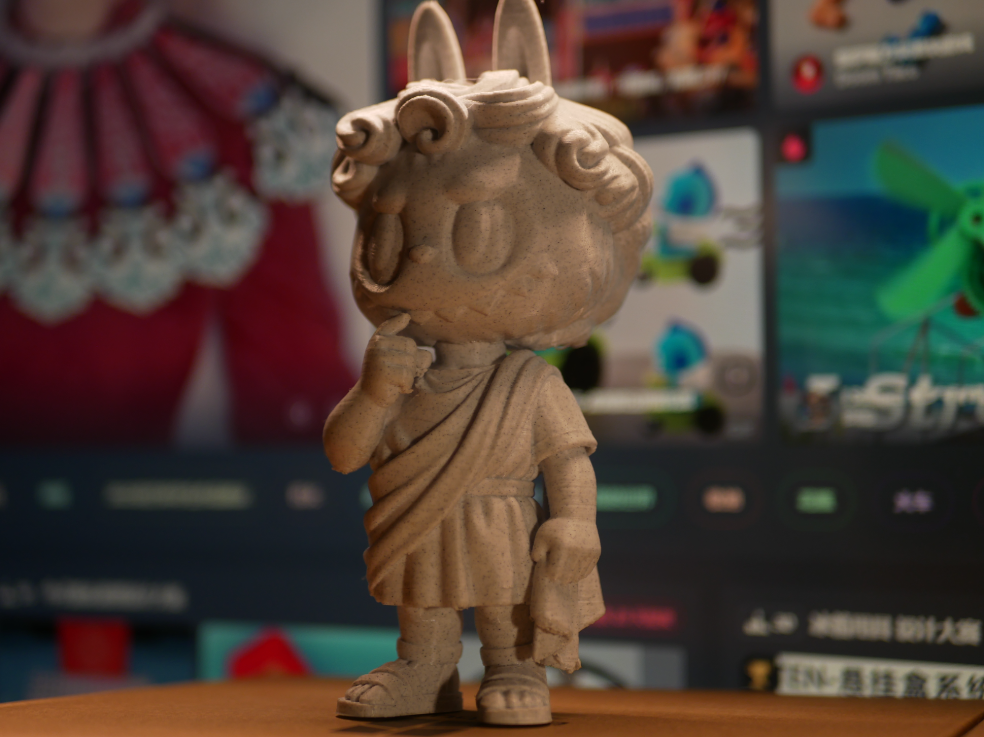 Labubu Marble Statue by Chocobo MakerWorld: Download Free 3D Models