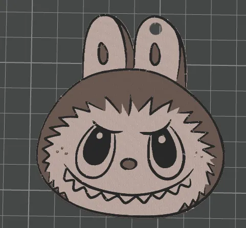 Labubu Zomomo keychain by Zoe MakerWorld: Download Free 3D Models
