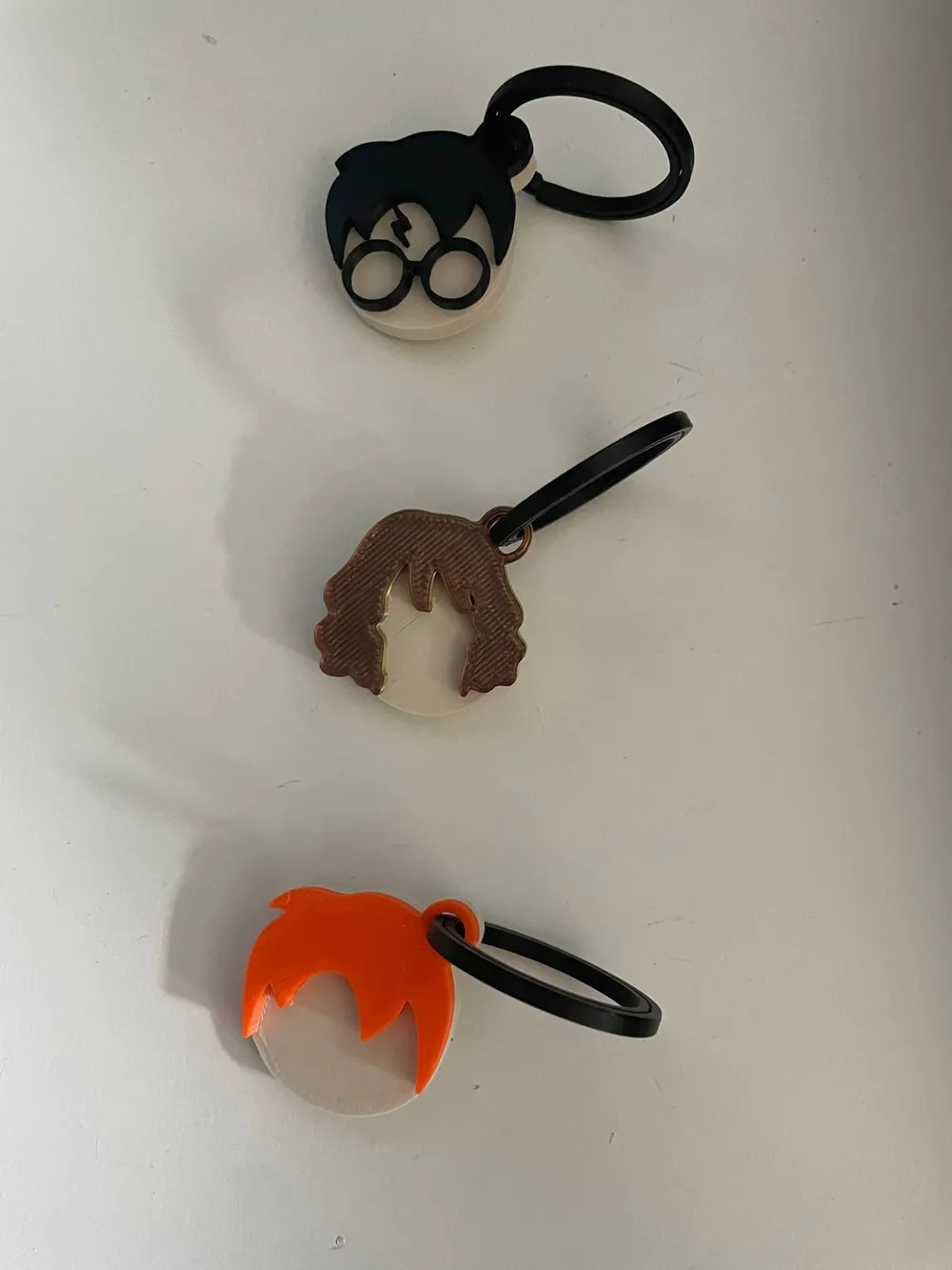 Harry Potter golden trio keychain by Printer master MakerWorld ...