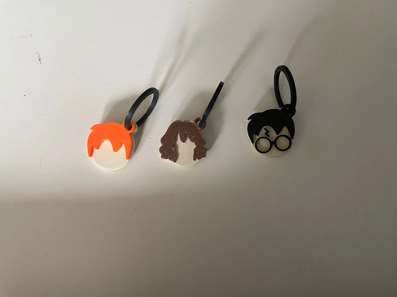 Harry Potter golden trio keychain by Printer master MakerWorld ...