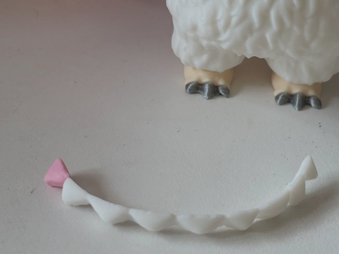 zimomo Archangel silver teeth, nose, and nails (labubu 3.0) by Bryan MakerWorld: Download Free ...