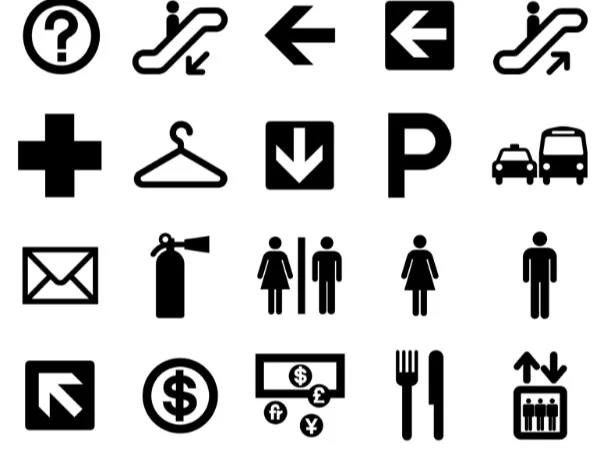 DOT pictograms - Complete Collection - Free 3D Print Model - MakerWorld