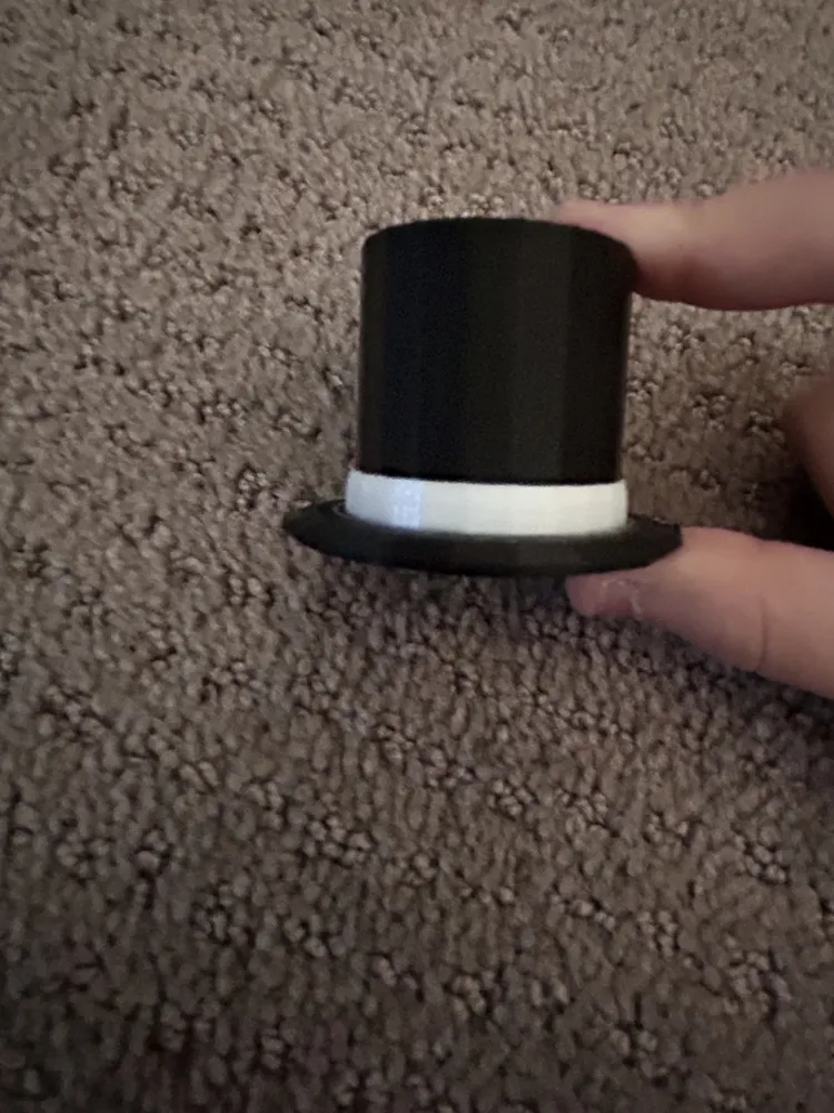 Top hat for yeeps plush (no magnets) by EnderPrint1313 MakerWorld ...