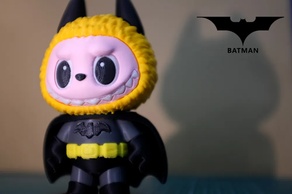 Batman labub Glue-Free by 黑日 MakerWorld: Download Free 3D Models