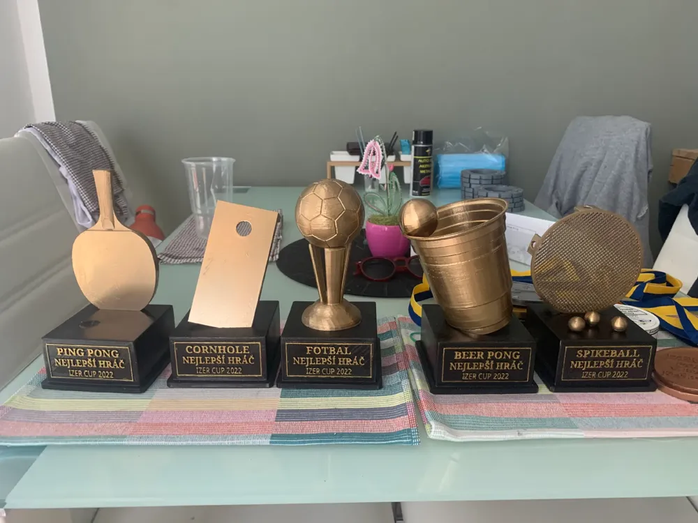 Assortment of sports trophies by Chlumic MakerWorld: Download Free 3D ...