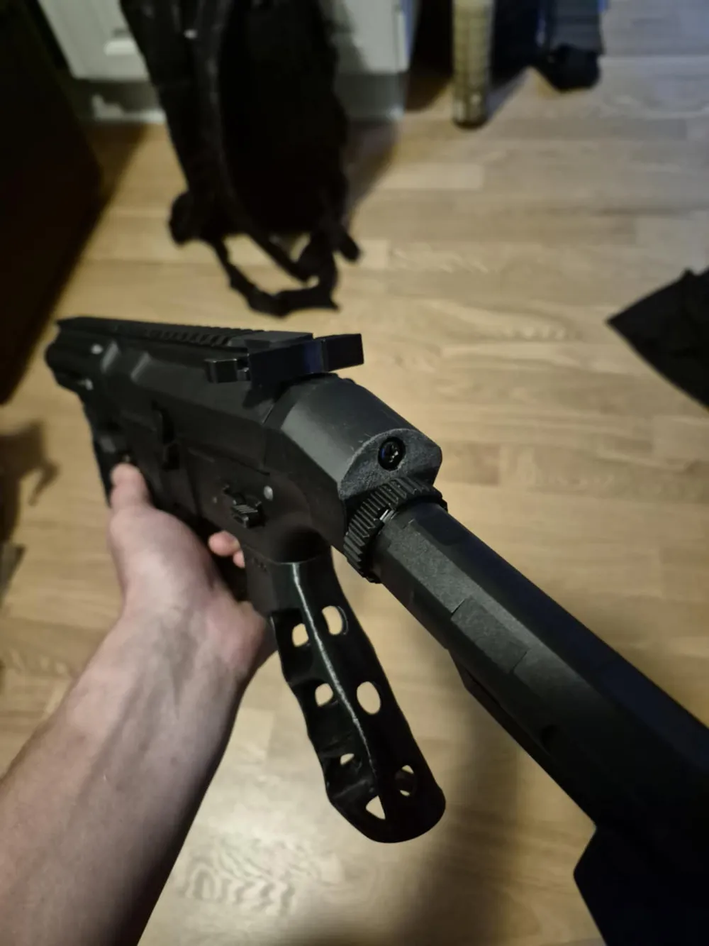 Airsoft M4 Drop Stock - Free 3D Print Model - MakerWorld
