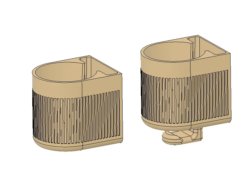 Cybex holder with patterned wall - Free 3D Print Model - MakerWorld