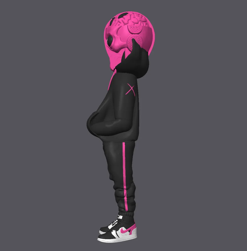 Urban Vibes KAWS Flayed Head Edition - Free 3D Print Model - MakerWorld