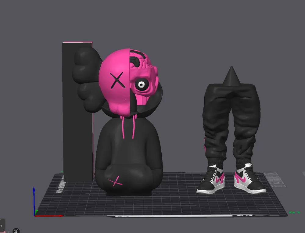Urban Vibes KAWS Flayed Head Edition - Free 3D Print Model - MakerWorld