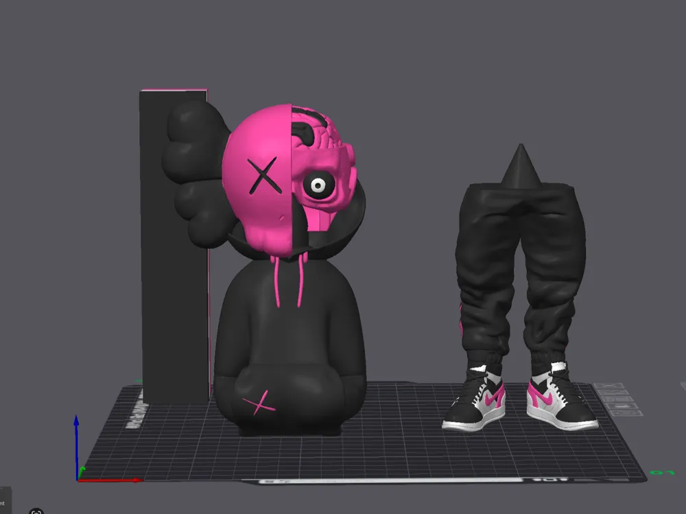 Urban Vibes KAWS Flayed Head Edition - Free 3D Print Model - MakerWorld