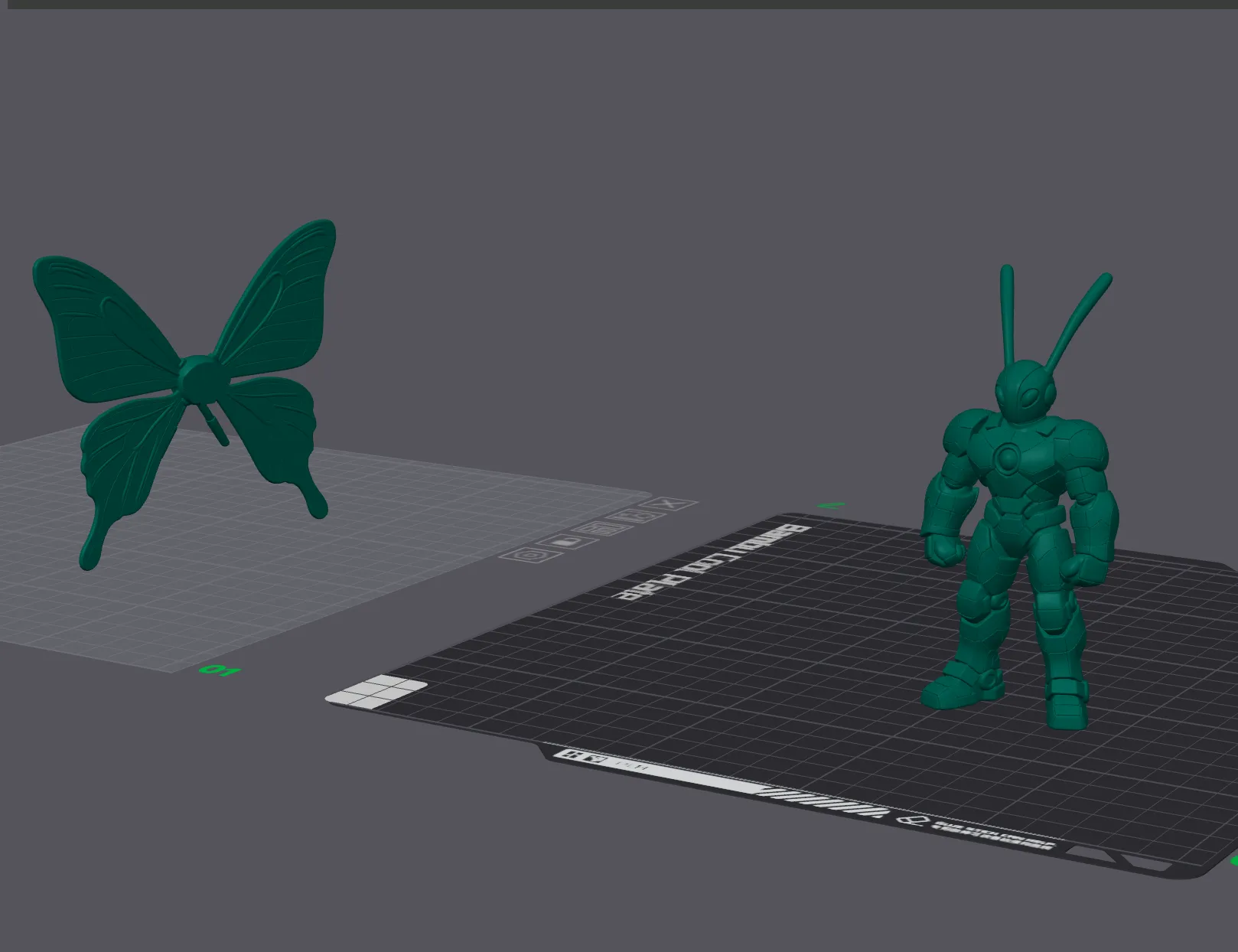 Bots: Insect Mech Type Butterfly (Multi-part) by orenlibane MakerWorld: Download Free 3D Models