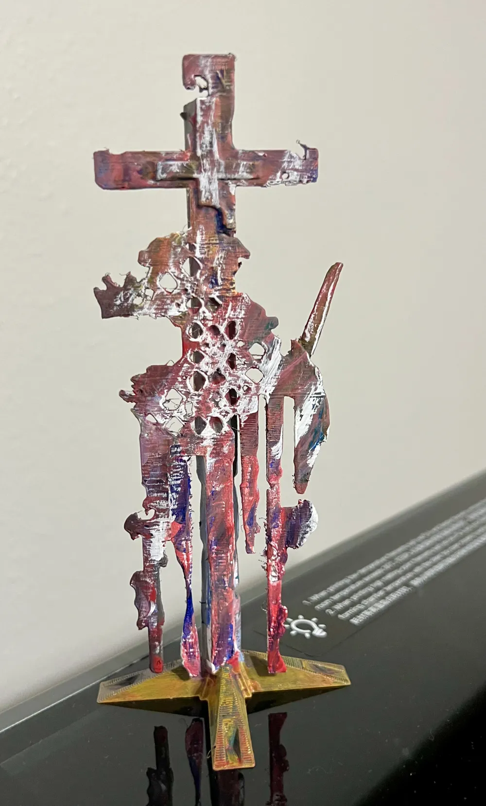 Service Member Tattered Flag with Cross by user_298495307 MakerWorld ...