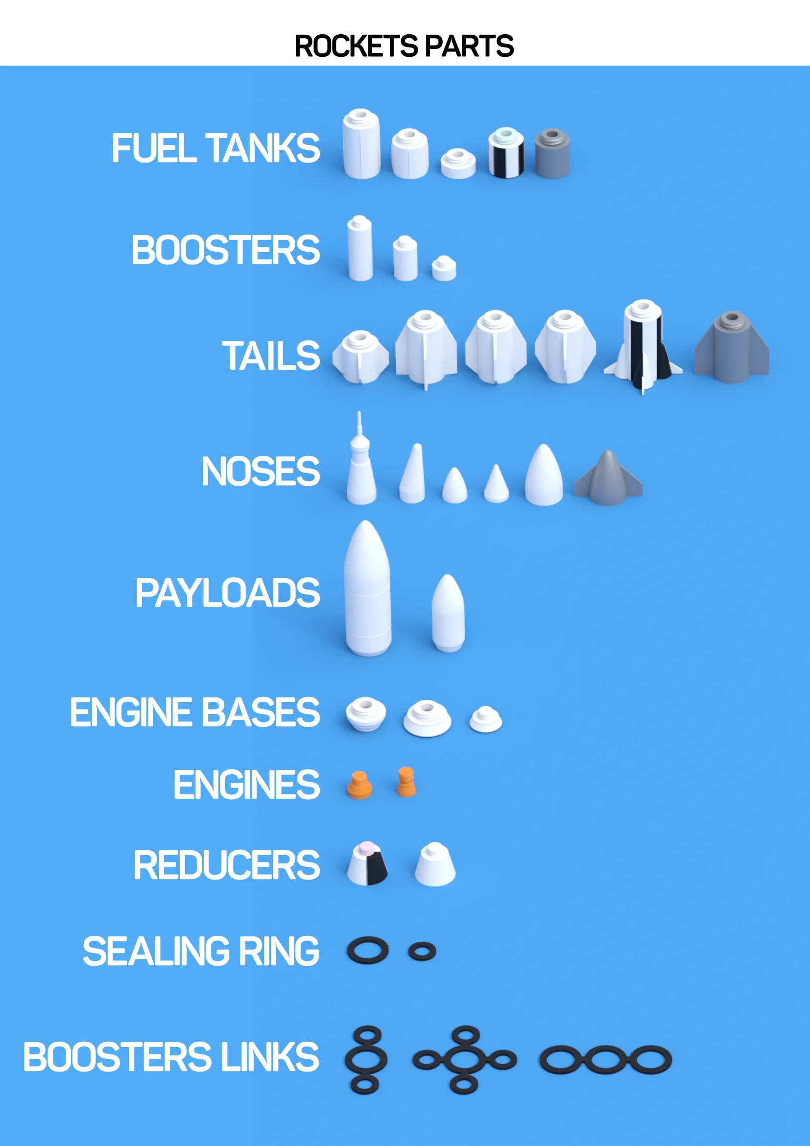 BUILD-A-ROCKET: MODULAR BUILDING KIT by MauricioDUARTE MakerWorld ...