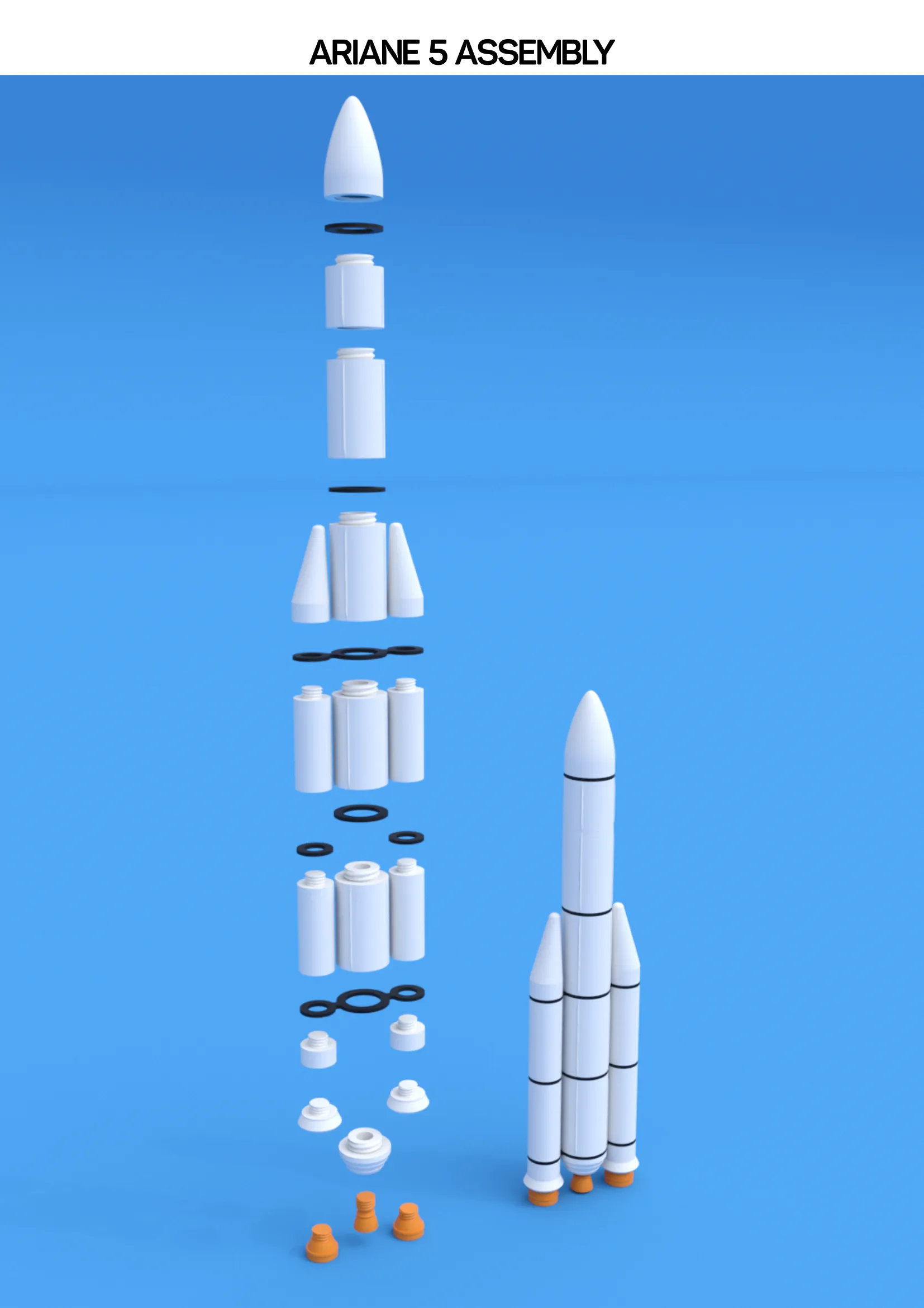 BUILD-A-ROCKET: MODULAR BUILDING KIT by MauricioDUARTE MakerWorld ...