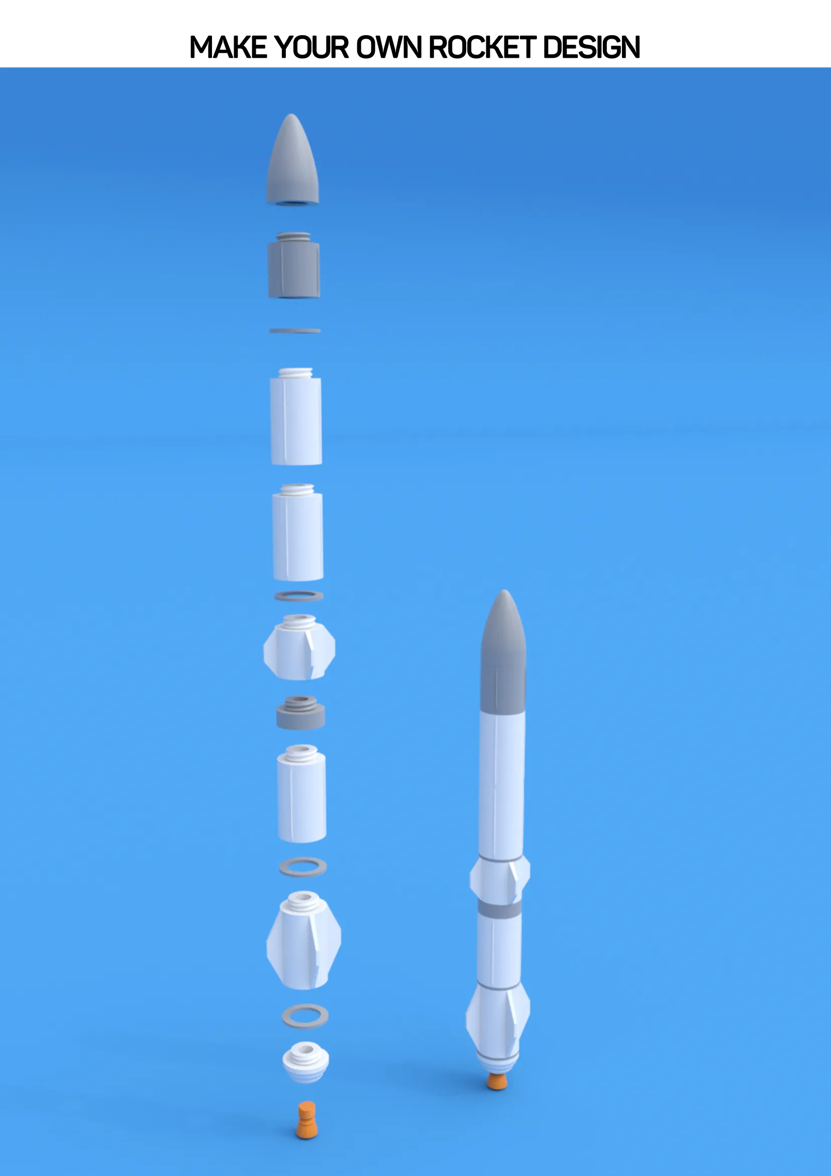 BUILD-A-ROCKET: MODULAR BUILDING KIT by MauricioDUARTE MakerWorld ...