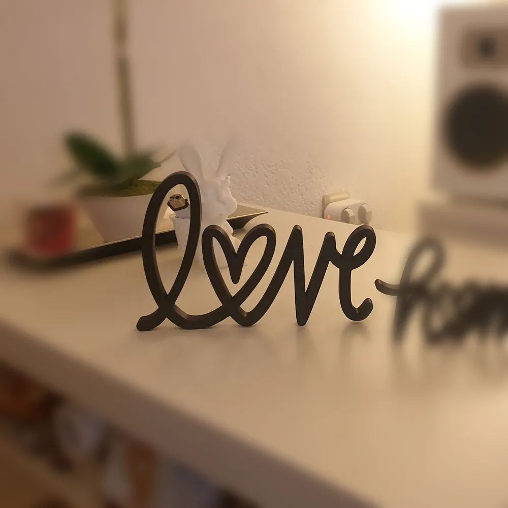 LOVE – Standing Word Sign by eVoxOne MakerWorld: Download Free 3D Models