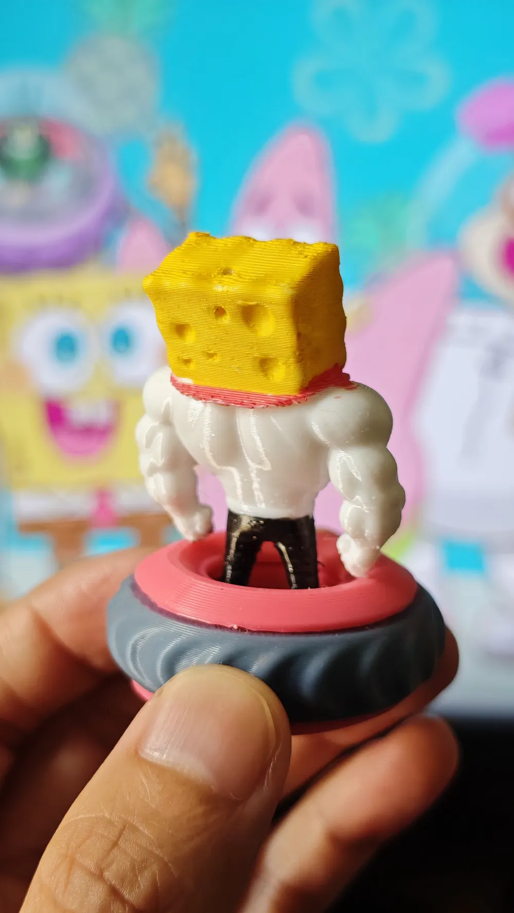 Muscular SpongeBob by Victora MakerWorld: Download Free 3D Models
