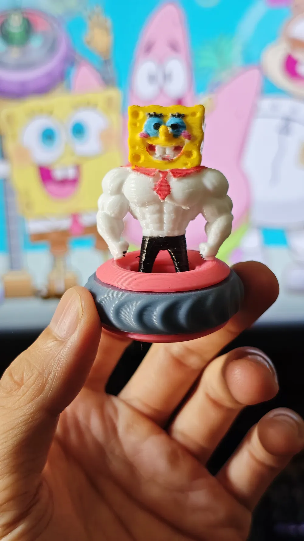 Muscular SpongeBob by Victora MakerWorld: Download Free 3D Models