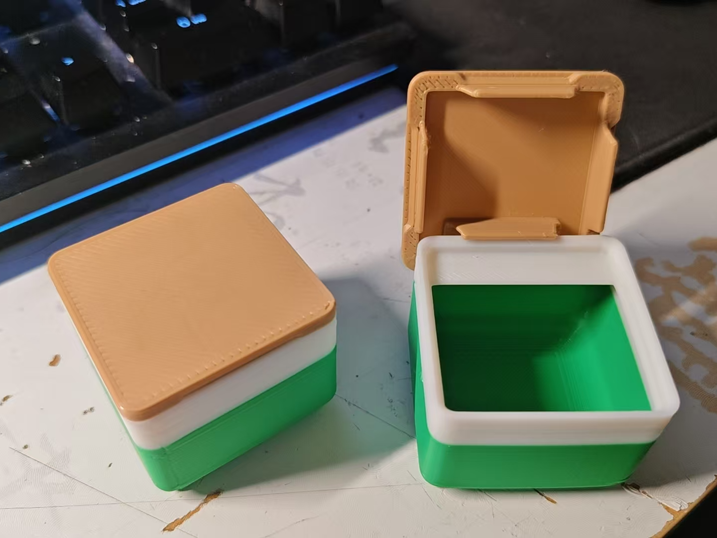 For lids of Gridfinity 1*1 boxes with label tabs Remixed by user ...