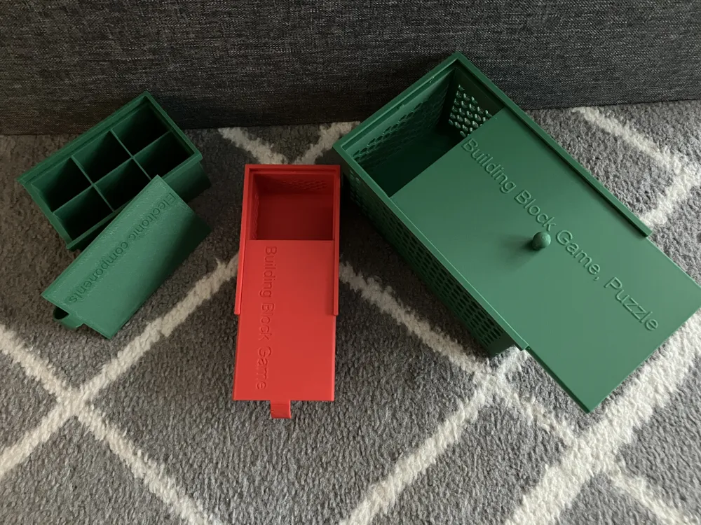Customizable, stackable storage box with dividers - Free 3D Print Model - MakerWorld