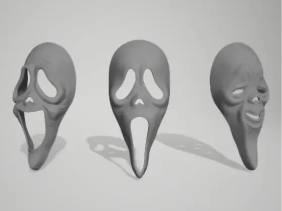 Scary Movie GhostFace Funny Cosplay Masks - Free 3D Print Model ...