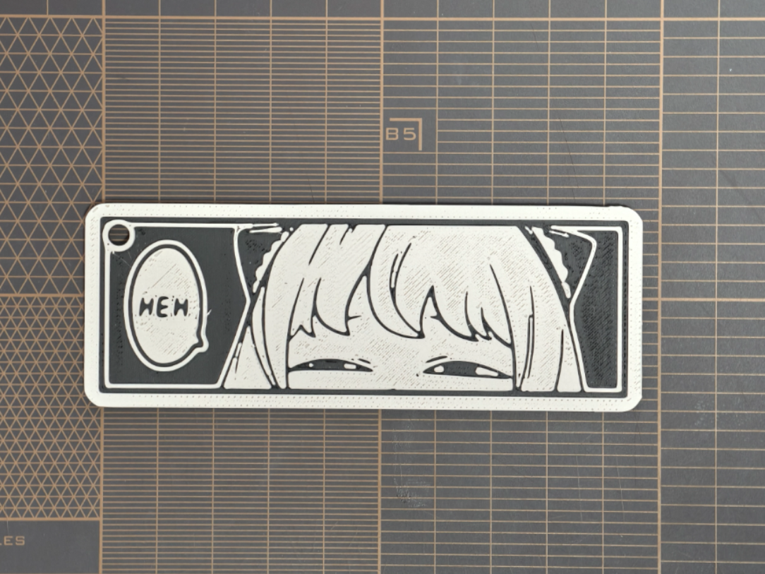 Relief Cartoon Card: Anya Series 01 by Phenow MakerWorld: Download Free ...