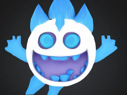 ice spirit from clash royale - Free 3D Print Model - MakerWorld