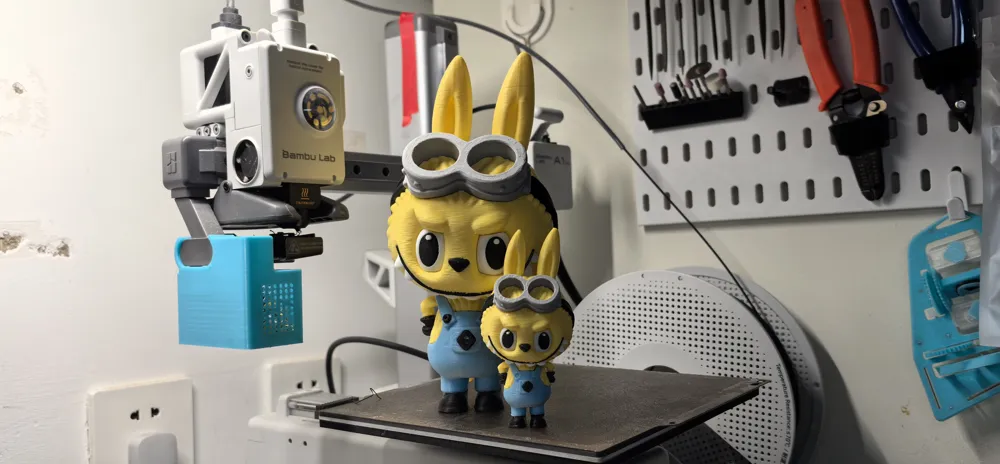 Mini Minion Labubu (split printing) by user_3756321400 MakerWorld ...