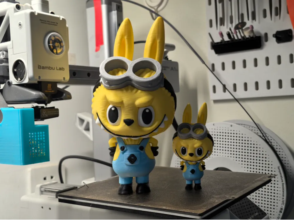 Mini Minion Labubu (split printing) by user_3756321400 MakerWorld ...