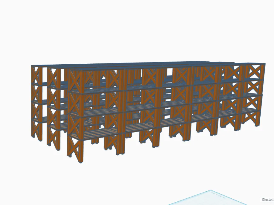 Stackable Euro Pallet Rack Model - Free 3D Print Model - MakerWorld