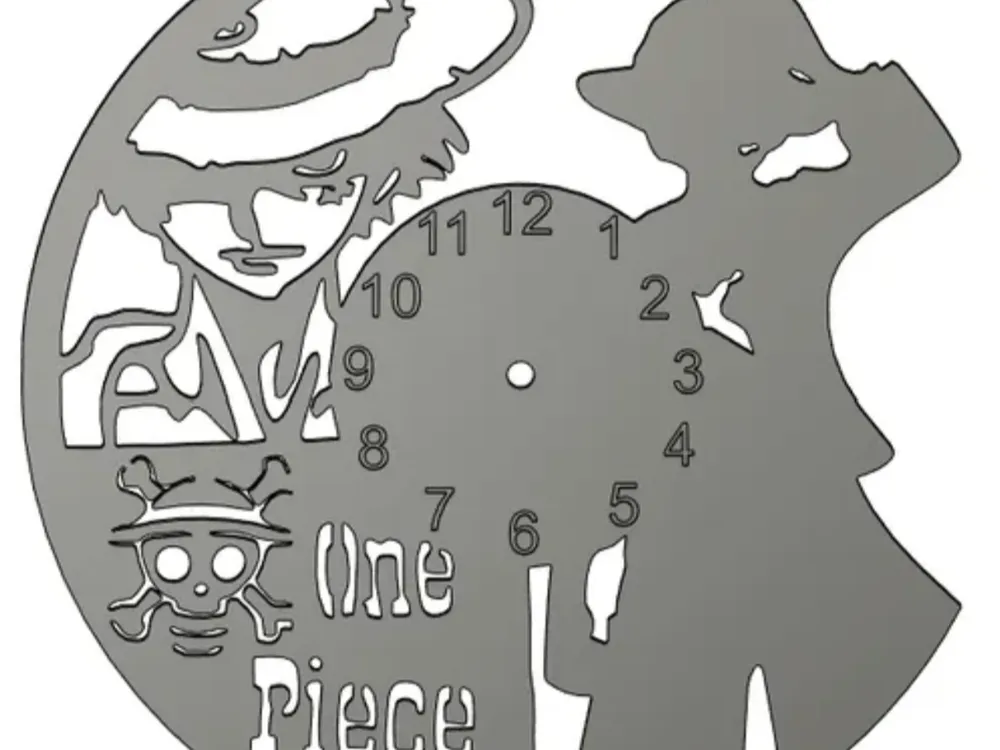 One Piece Clock by Chaqui MakerWorld: Download Free 3D Models