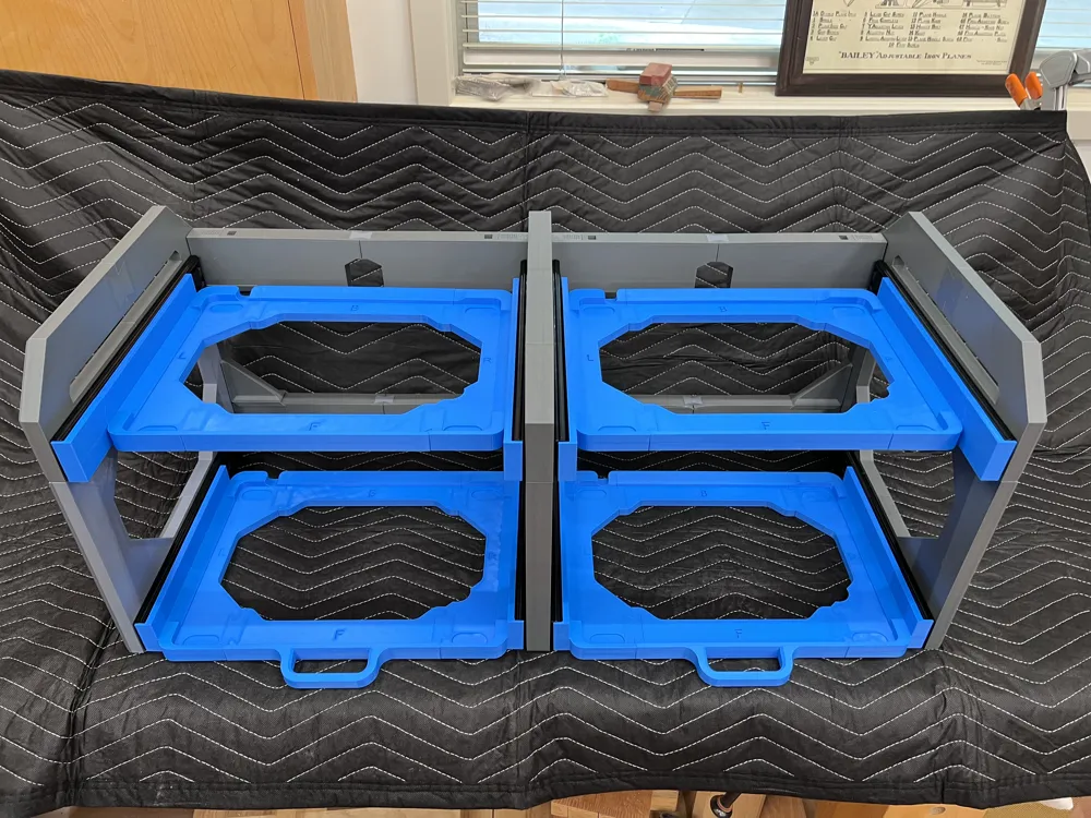 Four AMS Side by Side for Dual AMS Sliding rack by Boba Fett MakerWorld ...