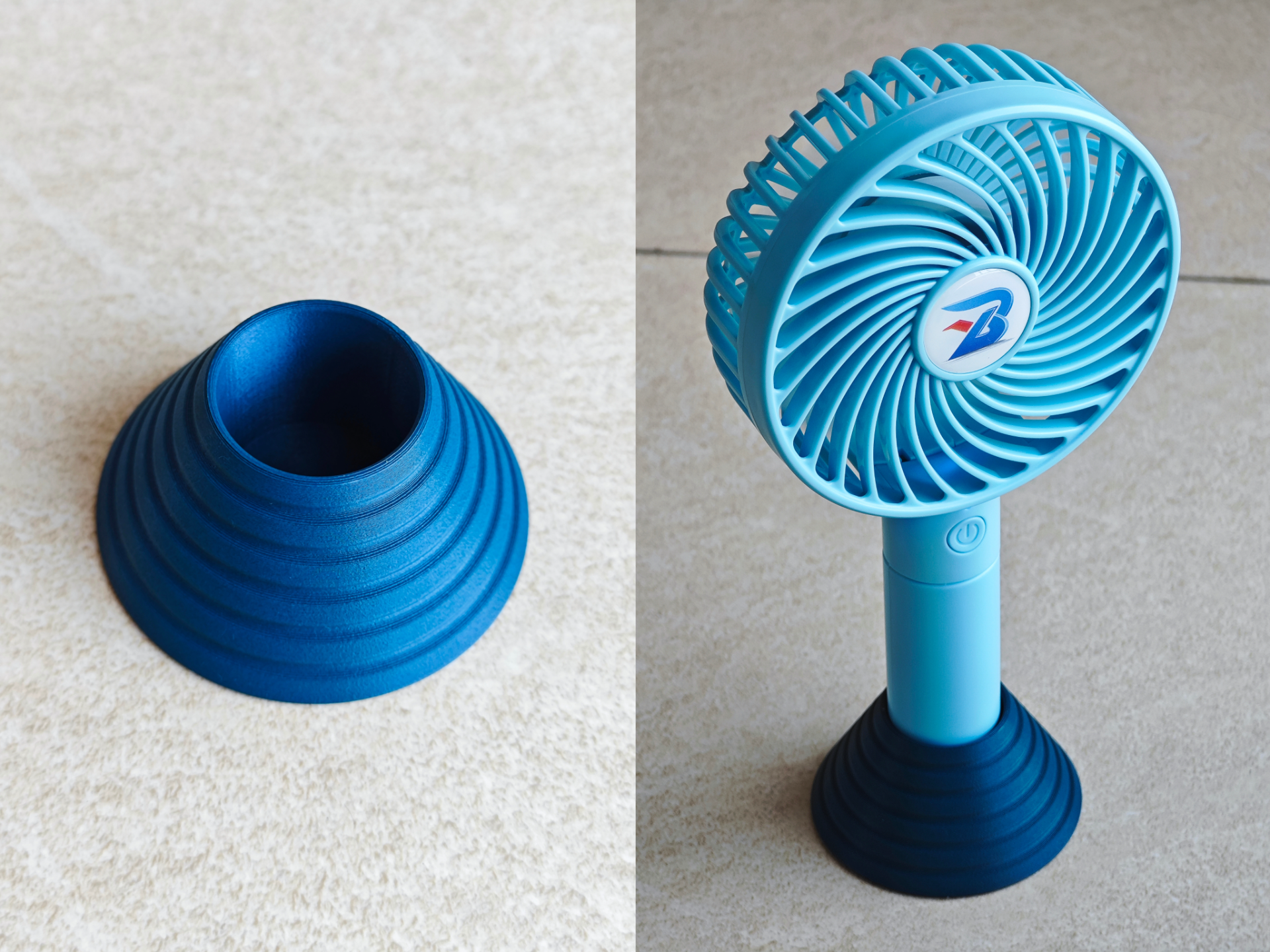 Lishuo F99 Fan Base, Resizable to Fit Various Handheld Fans, No ...