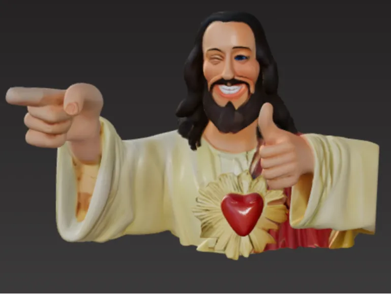 Buddy jesus by Bilicio MakerWorld: Download Free 3D Models