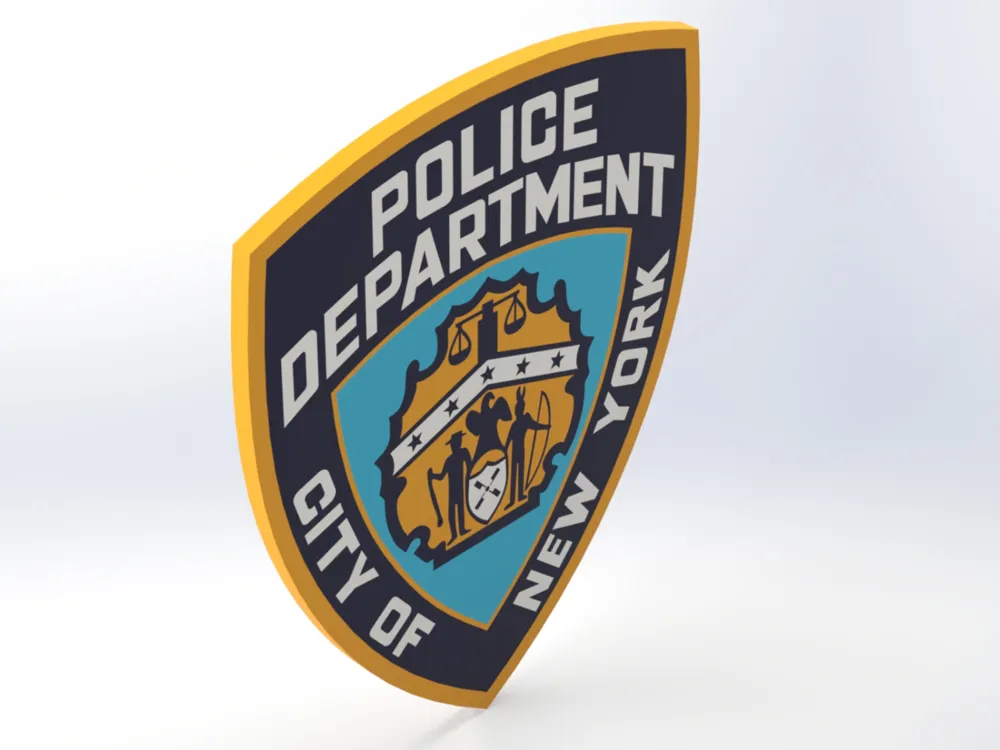 New York Police Department Badge (NYPD) by Amal_1079 MakerWorld ...