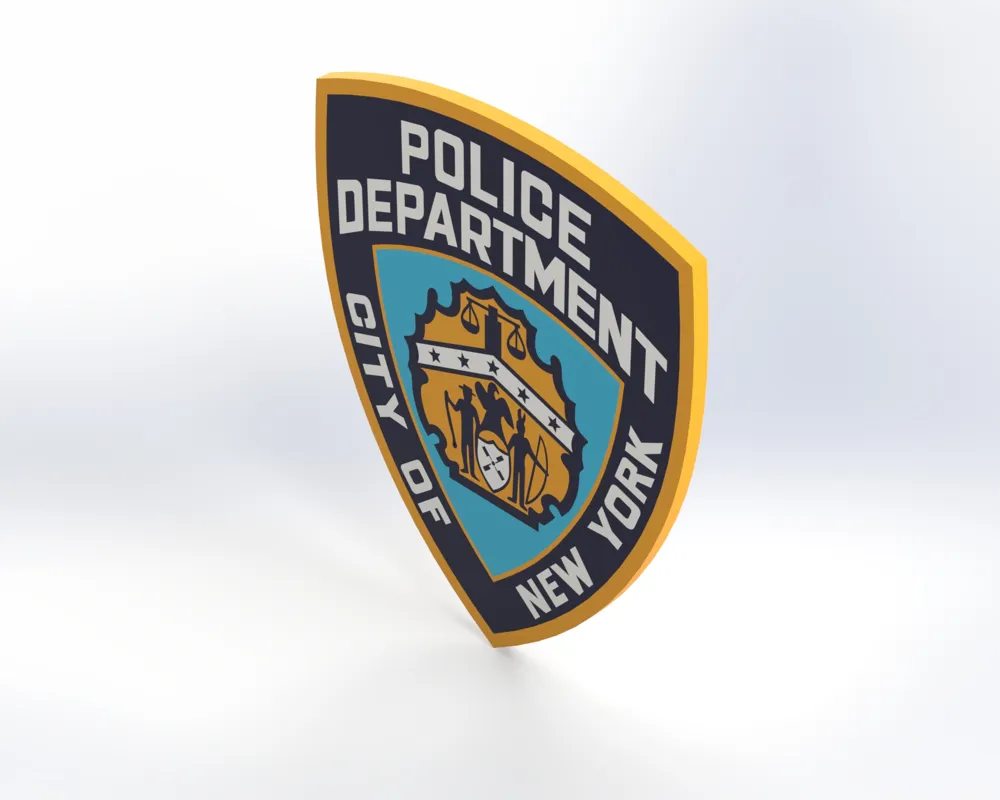New York Police Department Badge (NYPD) by Amal_1079 MakerWorld ...