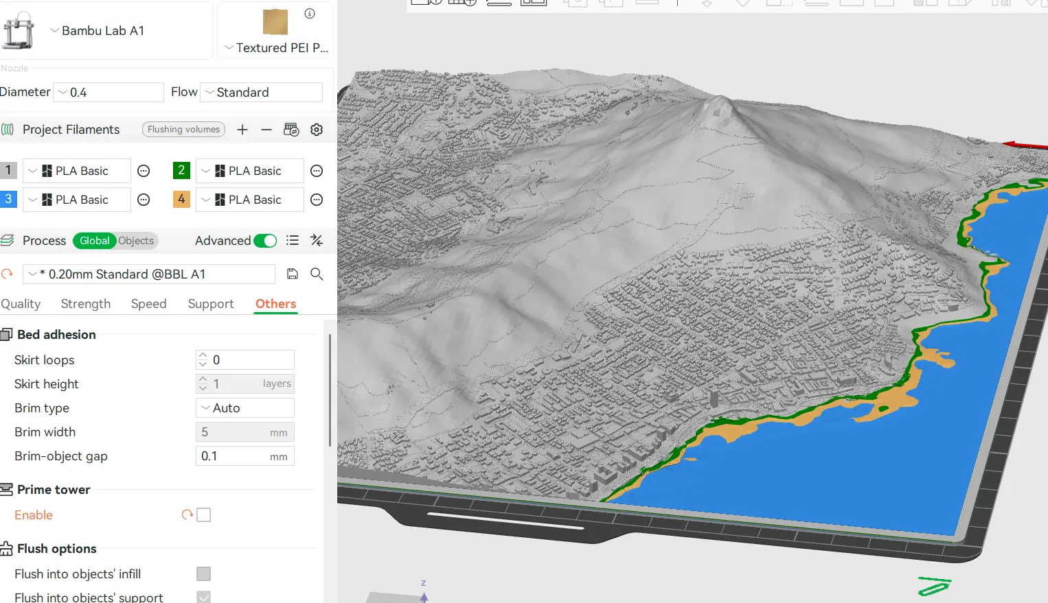 3D Map Maker - Generate Map with Topography by Wadye MakerWorld: Download Free 3D Models